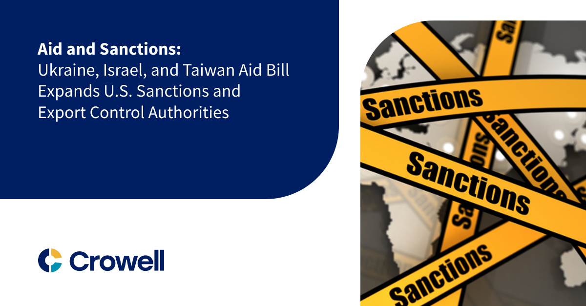 Aid and Sanctions: Ukraine, Israel, and Taiwan Aid Bill Expands U.S ...