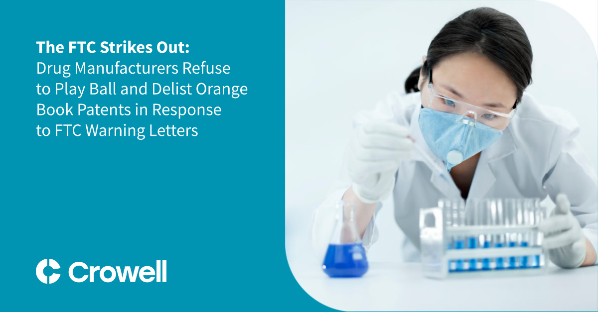 The FTC Strikes Out: Drug Manufacturers Refuse to Play Ball and Delist ...