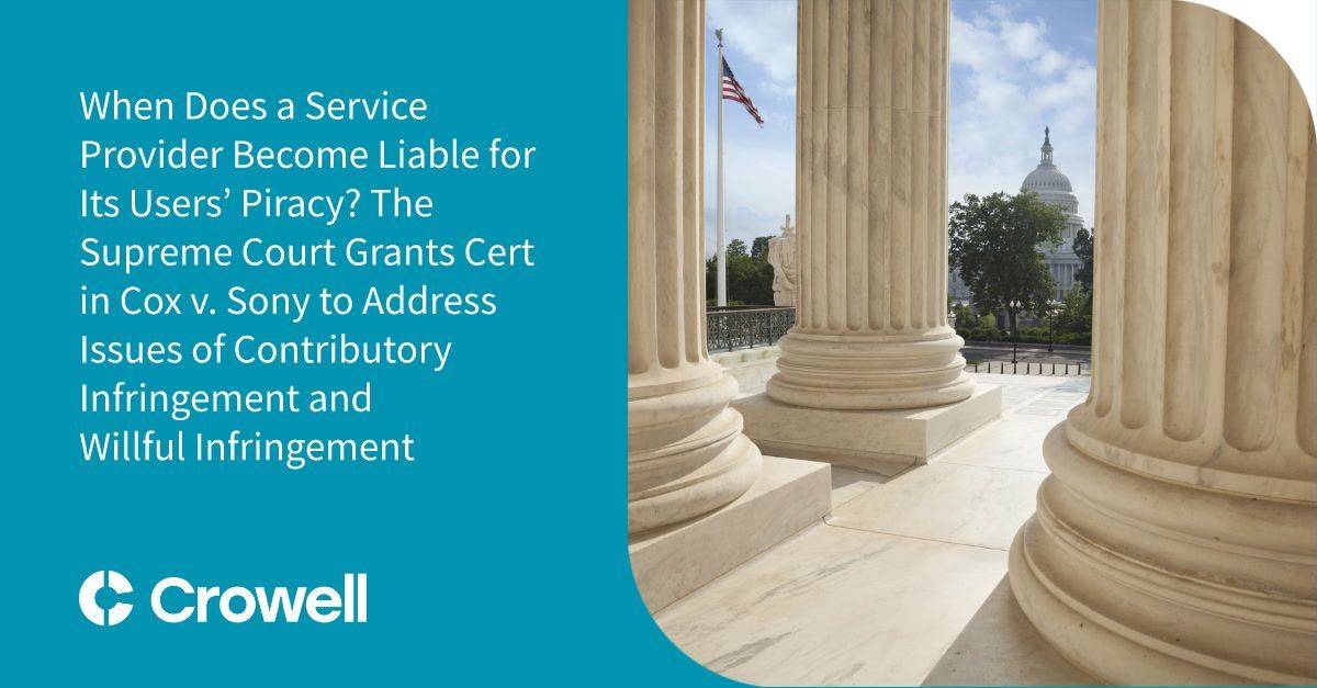 When Does a Service Provider Become Liable for Its Users’ Piracy? The ...