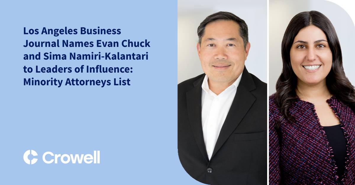 Los Angeles Business Journal Names Evan Chuck and Sima Namiri-Kalantari ...