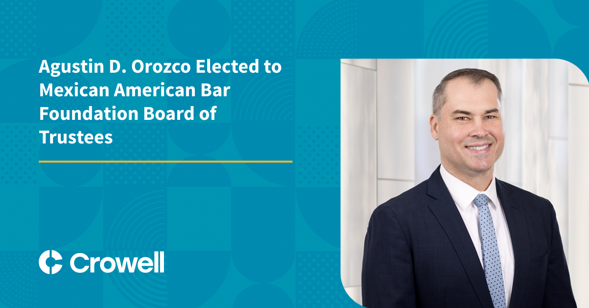 Agustin D. Orozco Elected to Mexican American Bar Foundation Board of ...