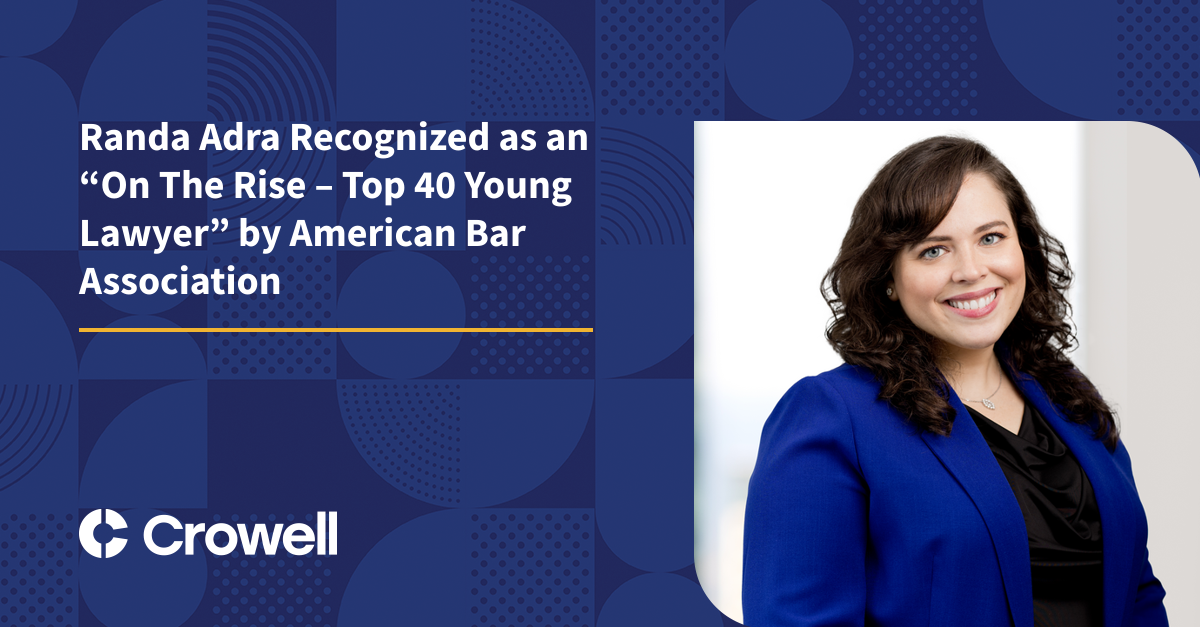 Randa Adra Recognized as an “On The Rise – Top 40 Young Lawyer” by ...