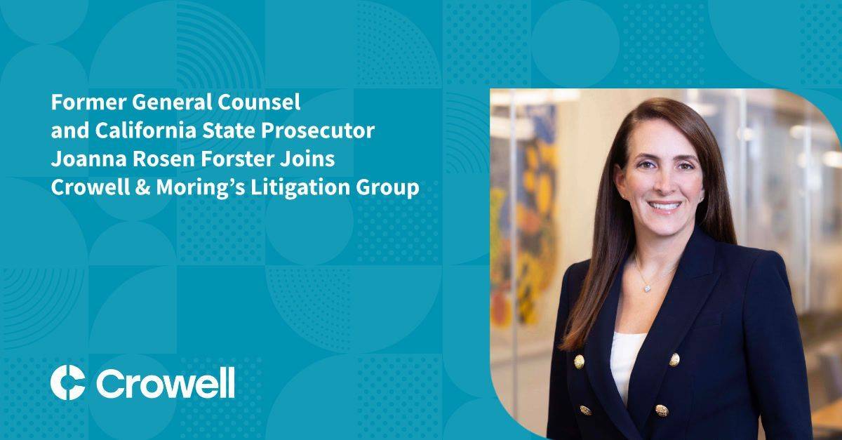 Former General Counsel and California State Prosecutor Joanna Rosen ...