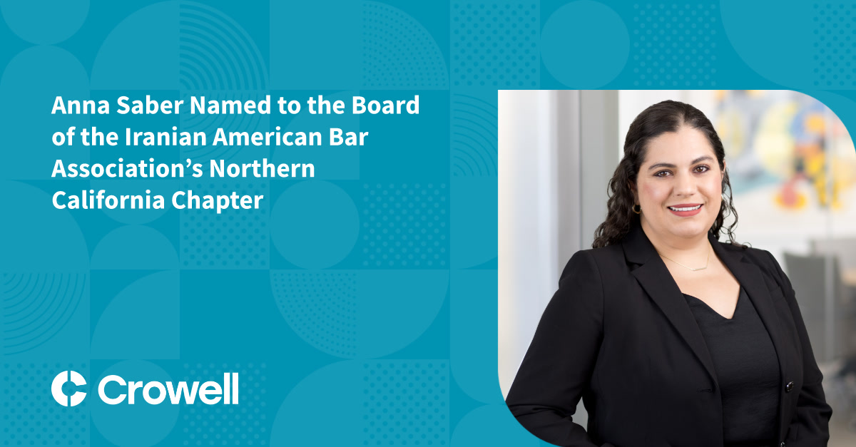 Anna Saber Named to the Board of the Iranian American Bar Association’s ...