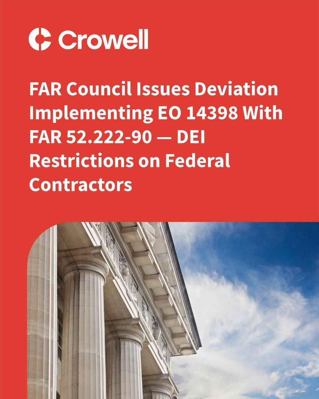 FAR Council Issues Deviation Implementing EO 14398 With FAR 52.222-90 ...