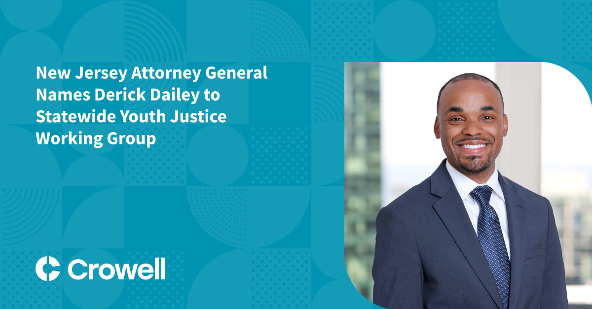 New Jersey Attorney General Names Derick Dailey to Statewide Youth ...