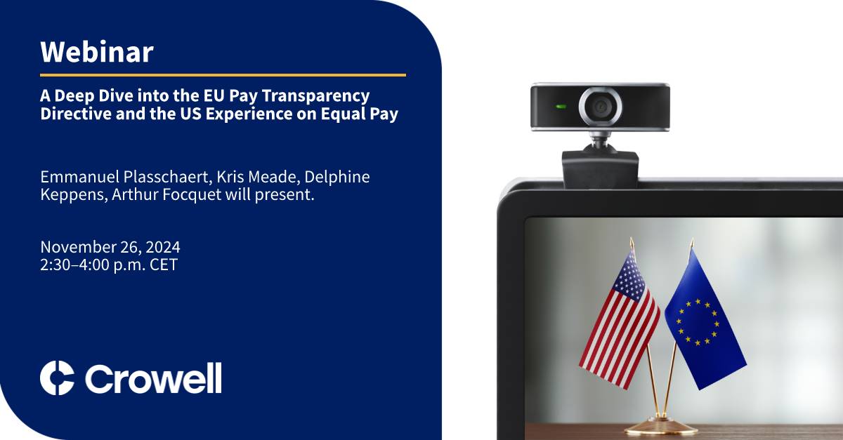 A Deep Dive into the EU Pay Transparency Directive and the US ...