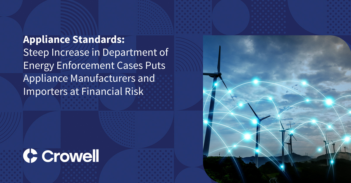 Appliance Standards: Steep Increase in Department of Energy Enforcement ...