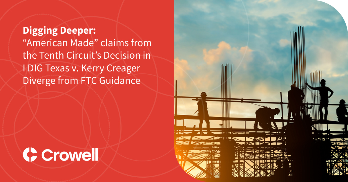 Digging Deeper: “American Made” Claims From the Tenth Circuit’s ...