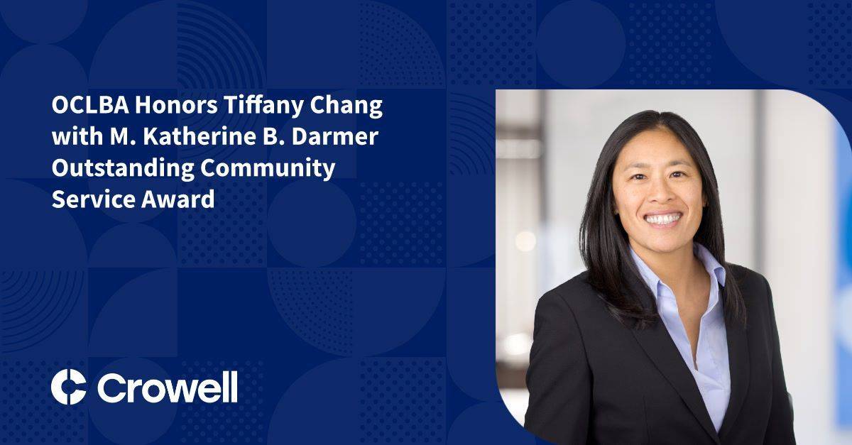 OCLBA Honors Tiffany Chang with M. Katherine B. Darmer Outstanding ...