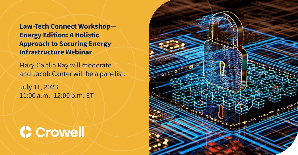 Law-Tech Connect Workshop—Energy Edition: A Holistic Approach to ...