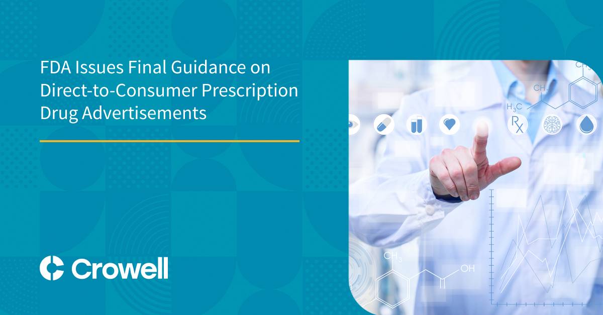 FDA Issues Final Guidance on Direct-to-Consumer Prescription Drug ...