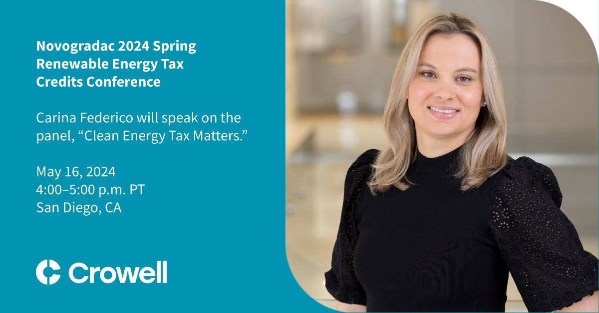 Novogradac 2024 Spring Renewable Energy Tax Credits Conference ...