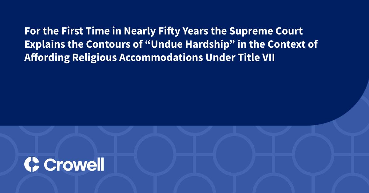 For the First Time in Nearly Fifty Years the Supreme Court Explains the ...