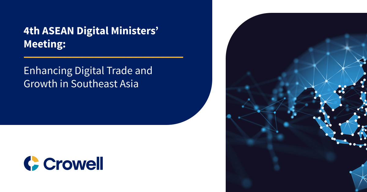 4th Asean Digital Ministers Meeting Enhancing Digital Trade And