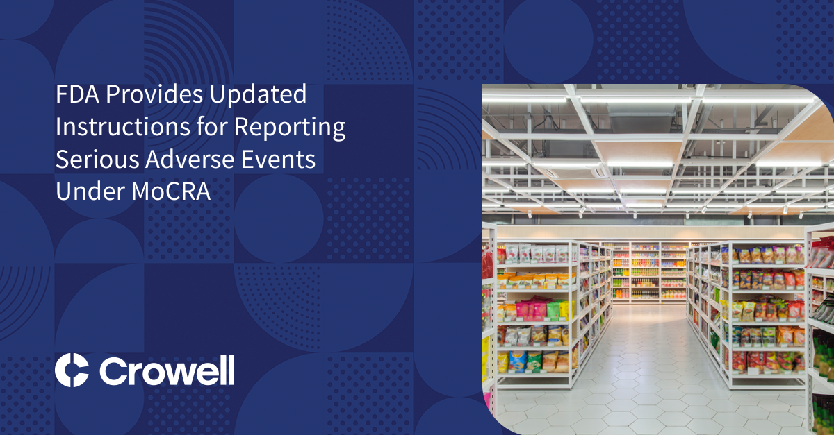 FDA Provides Updated Instructions for Reporting Serious Adverse Events ...