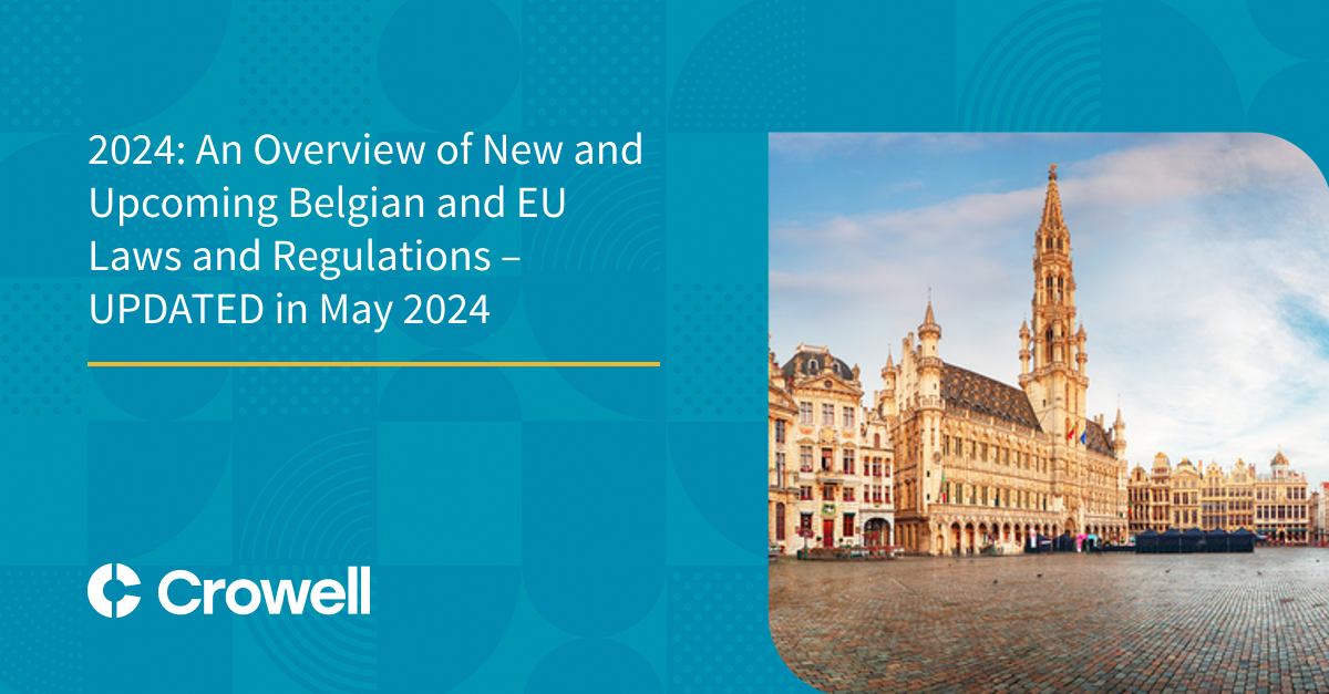 2024: An Overview of New and Upcoming Belgian and EU Laws and ...