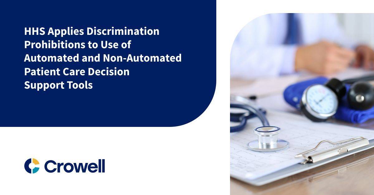 HHS Applies Discrimination Prohibitions to Use of Automated and Non ...