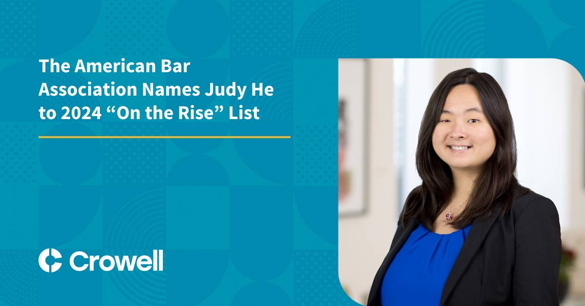 The American Bar Association Names Judy He to 2024 “On the Rise” List ...