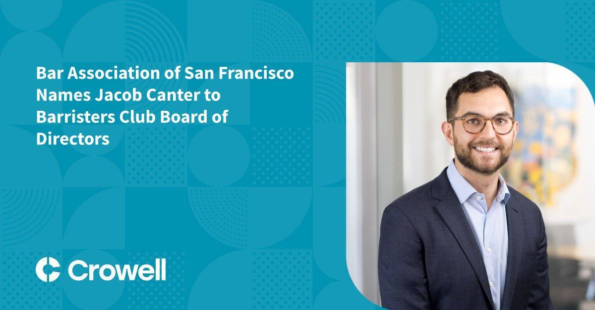 Bar Association of San Francisco Names Jacob Canter to Barristers Club ...