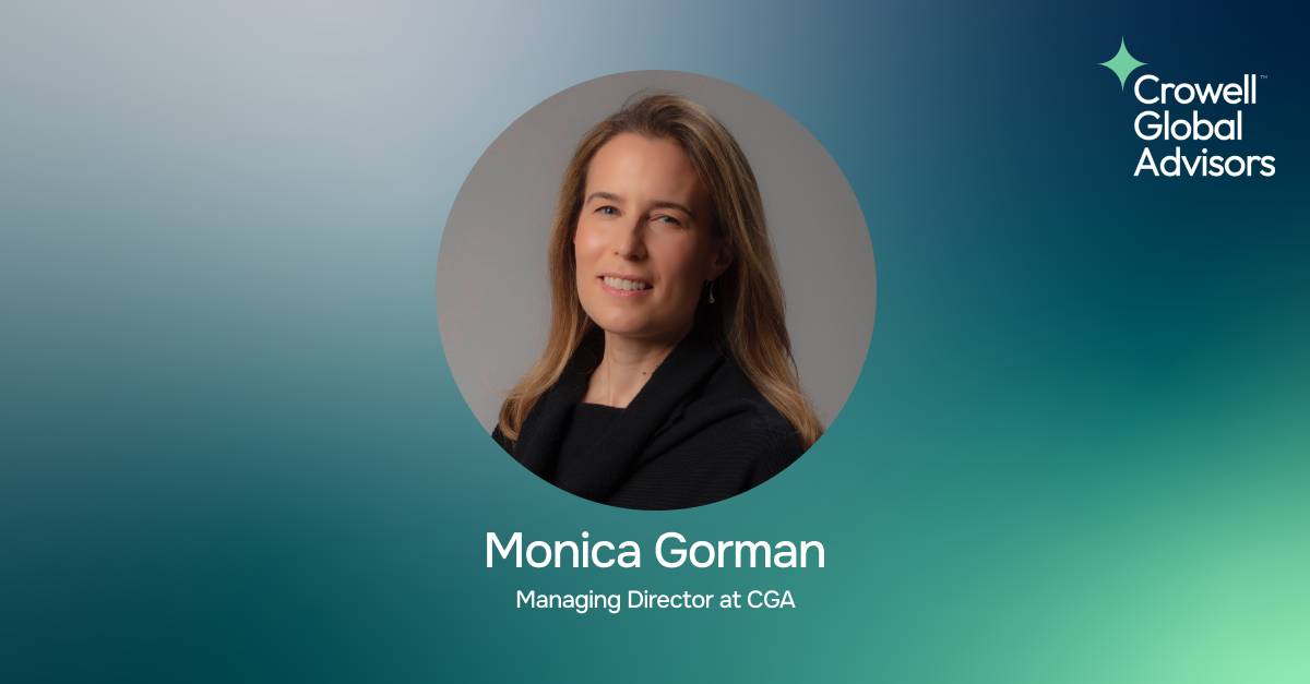 Crowell Global Advisors Welcomes Former White House Senior Official and ...