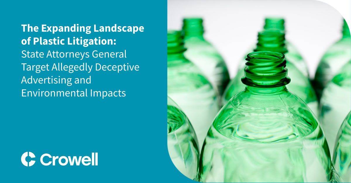 The Expanding Landscape of Plastic Litigation: State Attorneys General ...