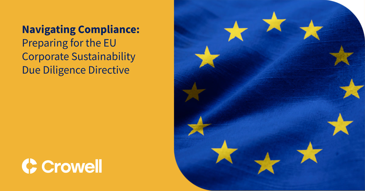 Navigating Compliance: Preparing for the EU Corporate Sustainability ...